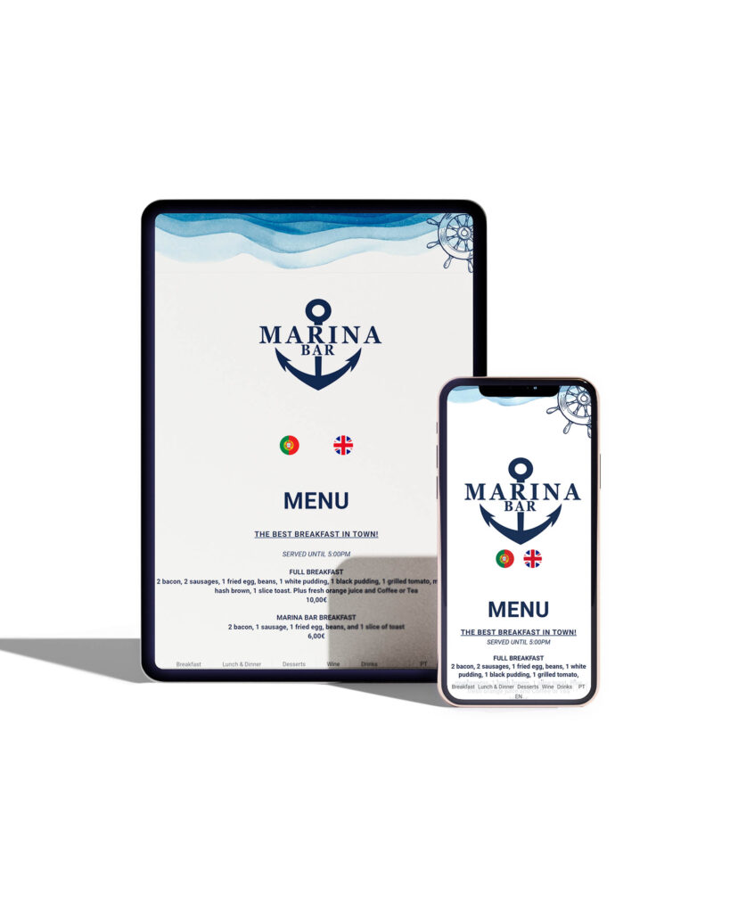 Touch Screen Restaurant Menus - InforArte Advertisement